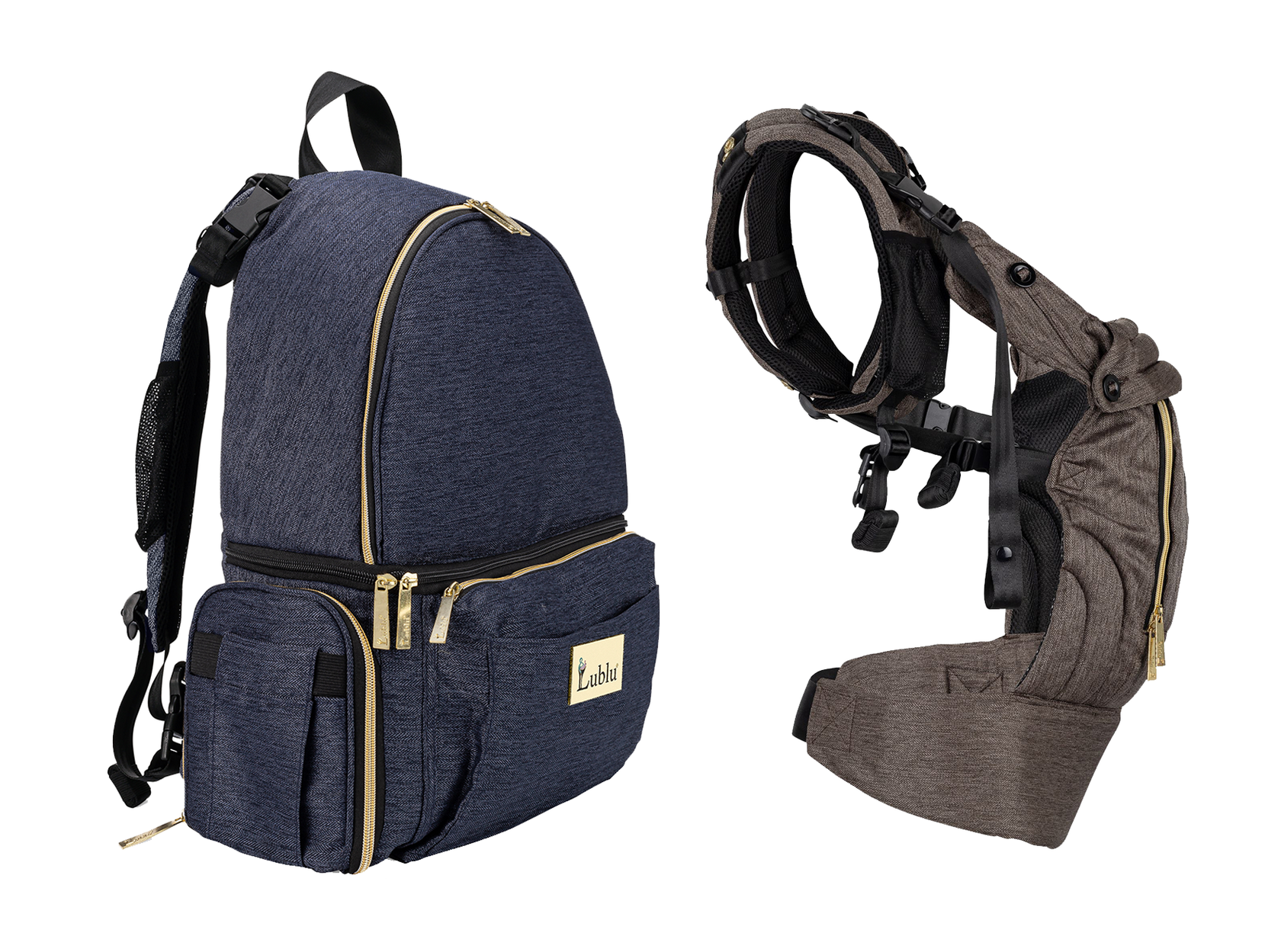 Lublu - HugBag it's a Baby Carrier and a Diaper Bag